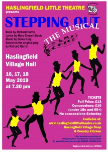 » Stepping Out – The Musical Haslingfield ~ May 16-17-18th