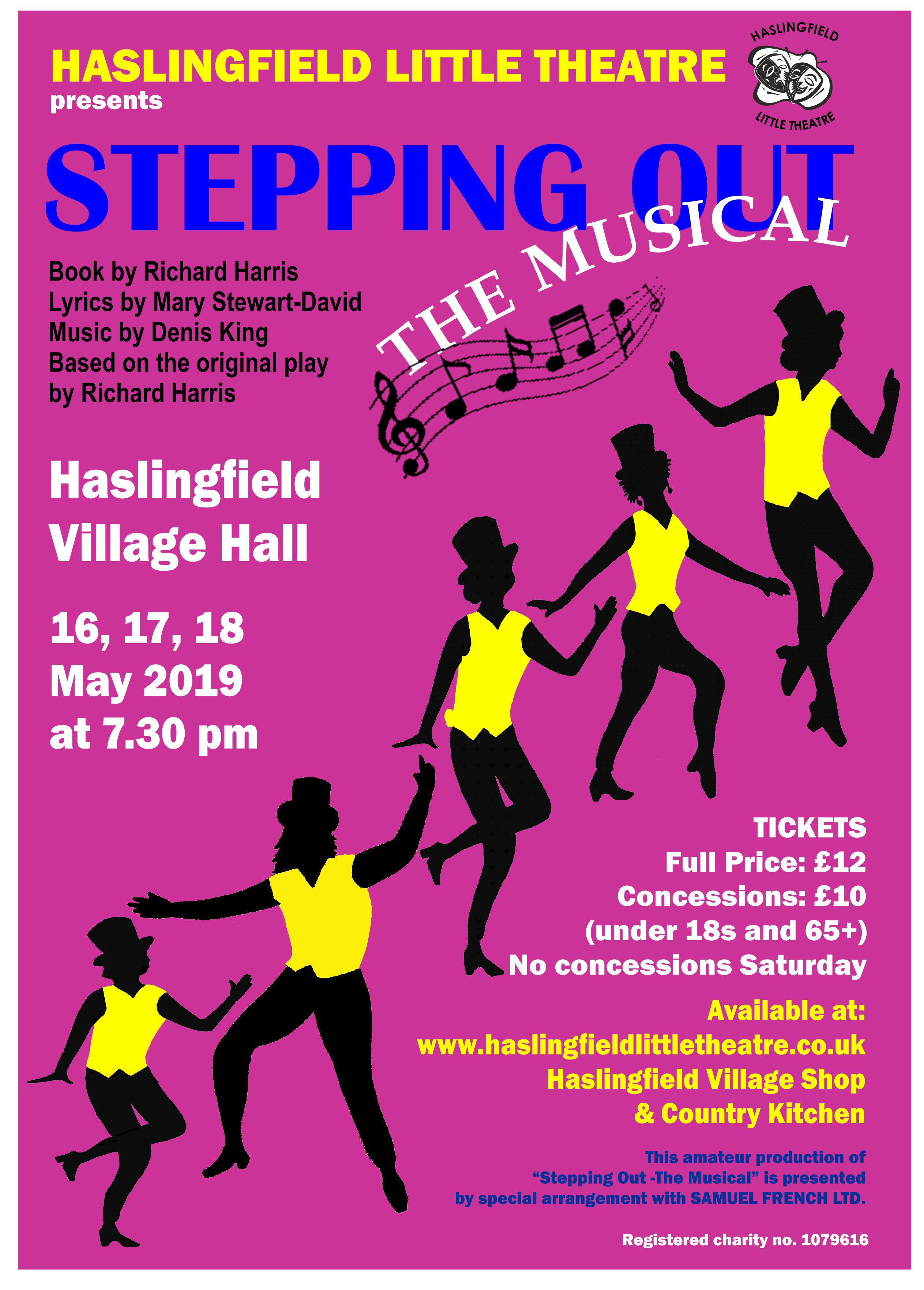 » Stepping Out – The Musical Haslingfield ~ May 16-17-18th